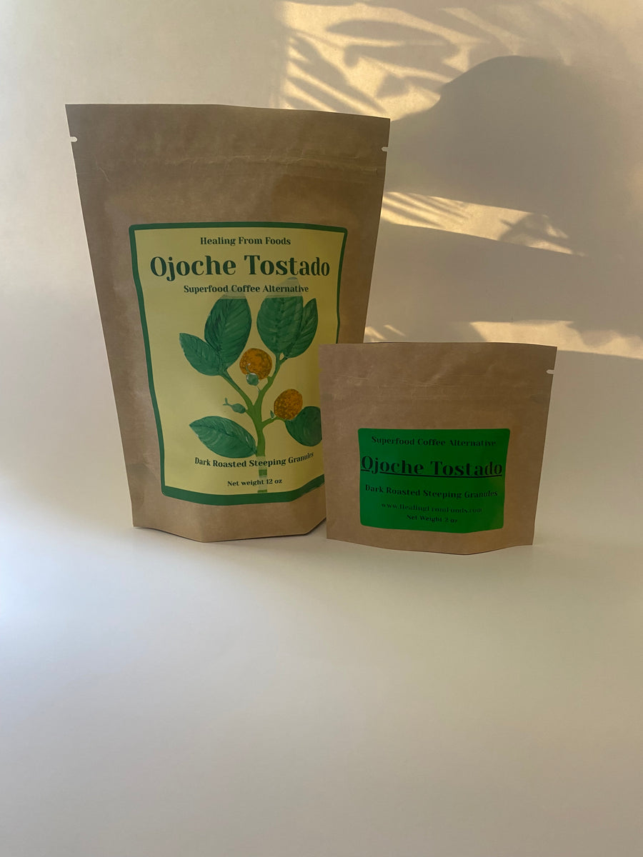 Ojoche Tostado™ Dark Roasted Superfood Elixir -Sample Bag 2oz ...